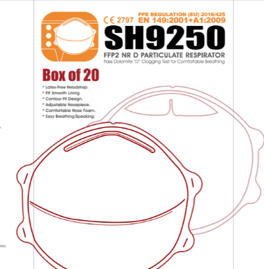 Starchem FFP2 Dust Masks (20) | Refinish Systems Ltd