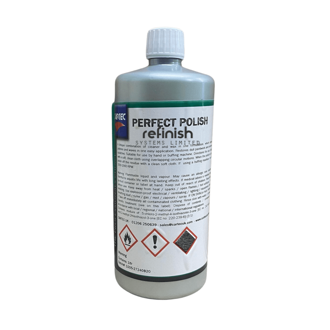 Cartec Perfect Polish 1L | Polish, Valeting Supplies | Refinish Systems Ltd