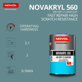 Novol Novakryl 560 Air Dry Lacquer Kit - Refinish Systems