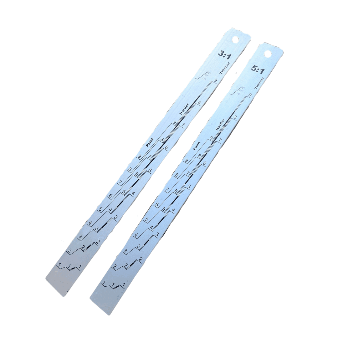 Paint Mixing & Measuring Stick – Metal | Paint Mixing Sticks | Refinish ...